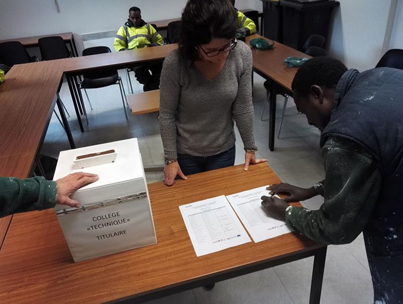 Agire 74, Election des membres de la délégation du personnel du CSE